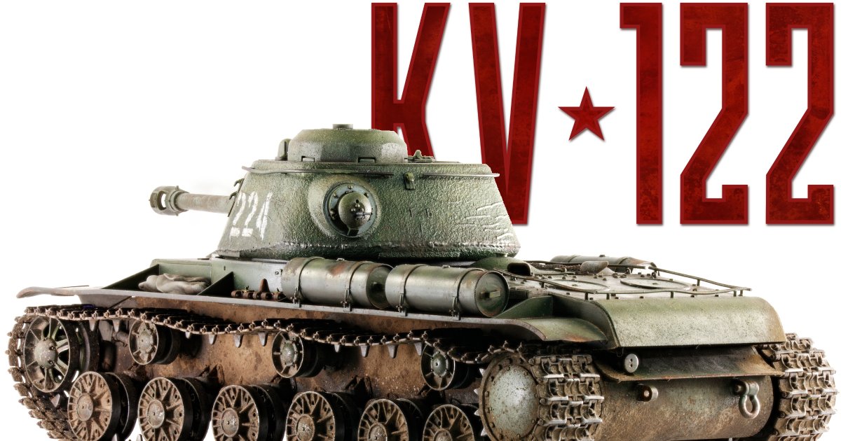 KV-122: Soviet Heavy Tank | Display Case | Panel Lines