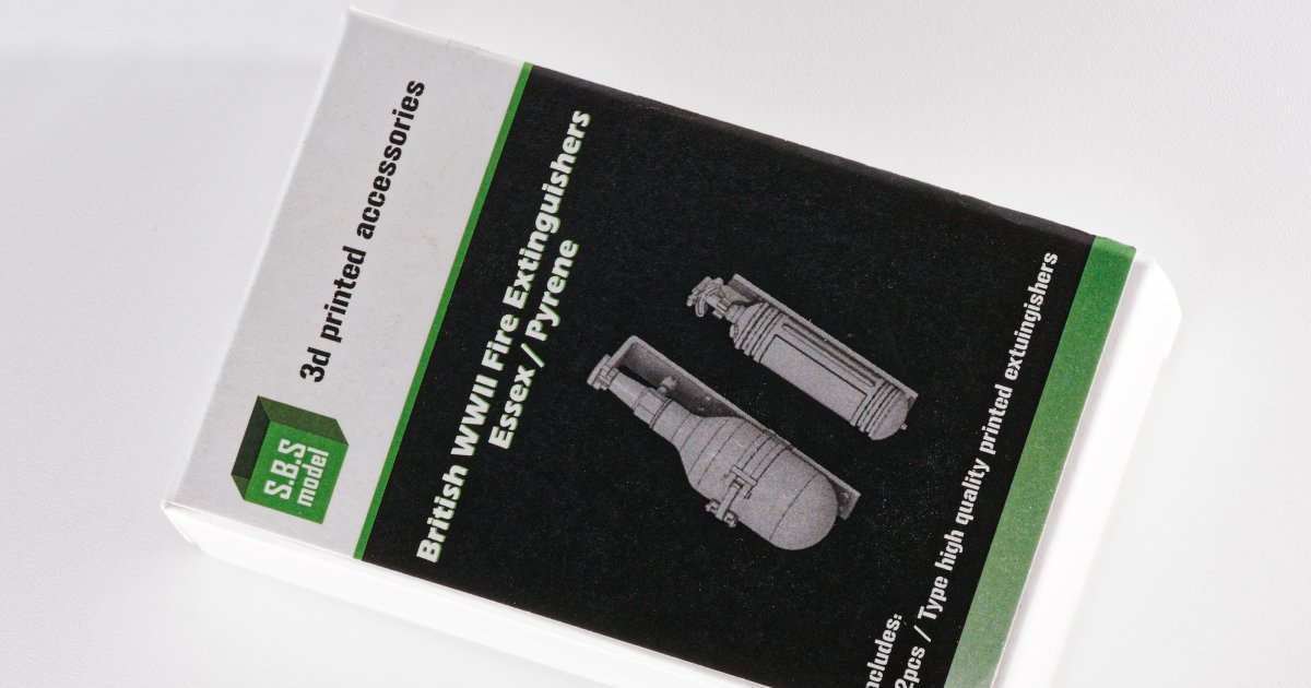 SBS Model British WWII Fire Extinguishers | Reviews | Panel Lines
